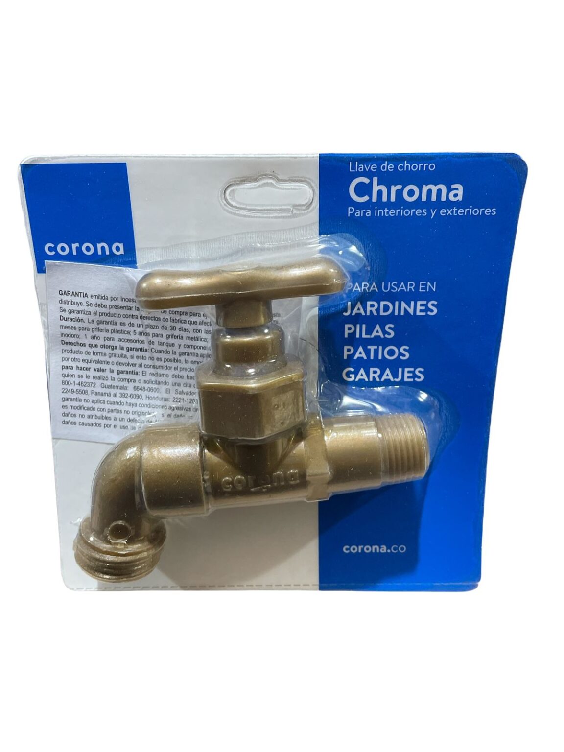 Llave de chorro Chroma Corona 1/2″ – Ferreteria San Isidro